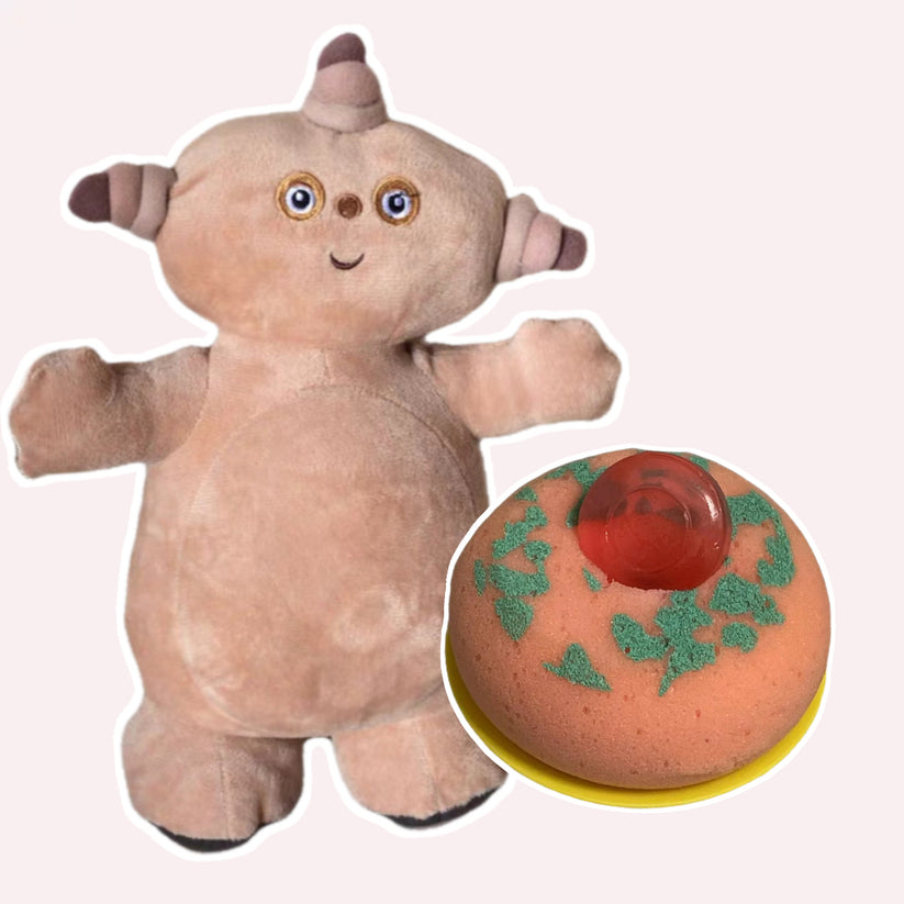 Makka pakka sponge and red soap Bath Toy (Worldwide shipping) – kikigoods